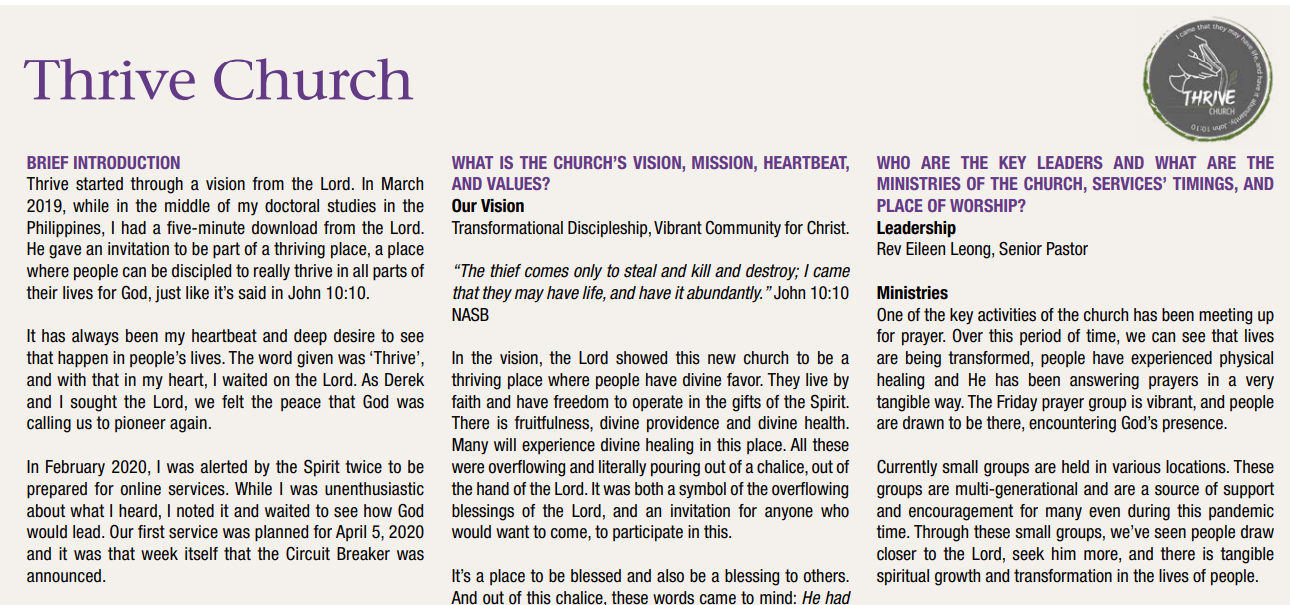 Thrive Church Feature – Thrive Church
